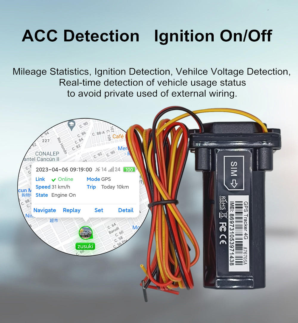 CA02 GPS Tracker for Vehicle